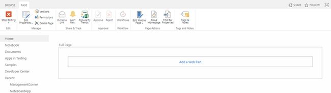 Create a Web Part Page in SharePoint Online Create a Web Part Page in SharePoint Online